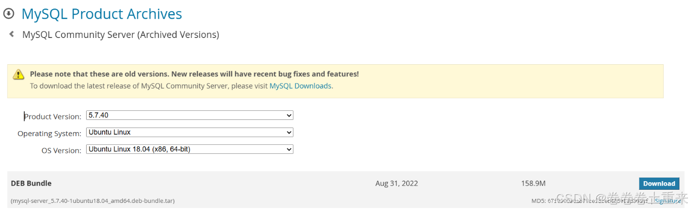 华为云服务器Ubuntu22.04安装MySQL 5.7_ubuntu22.04安装mysql5.7-CSDN博客