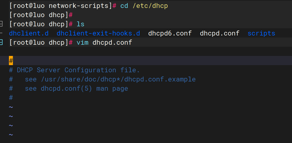 linux操作系统---DHCP服务管理实战案例_yum install -y dhcp-server-CSDN博客