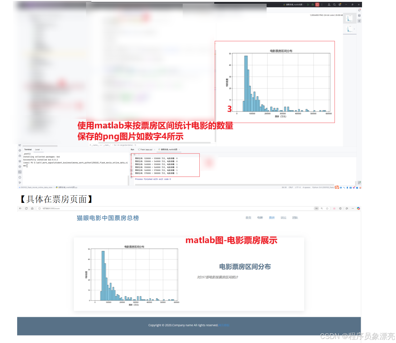 《Python 应用程序设计》期末作品，Flask、HTML前端网页、BeautifulSoup 技术爬虫、数据存储、WordCloud 词云、MatPlotLib与pyecharts 生成 ...