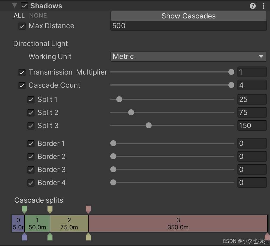 Unity中的HDRP(二十七):阴影（Shadows）_unity 级联阴影-CSDN博客