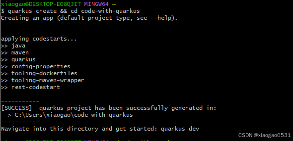 Quarkus学习记录（一）快速开始_quarkus入门-CSDN博客