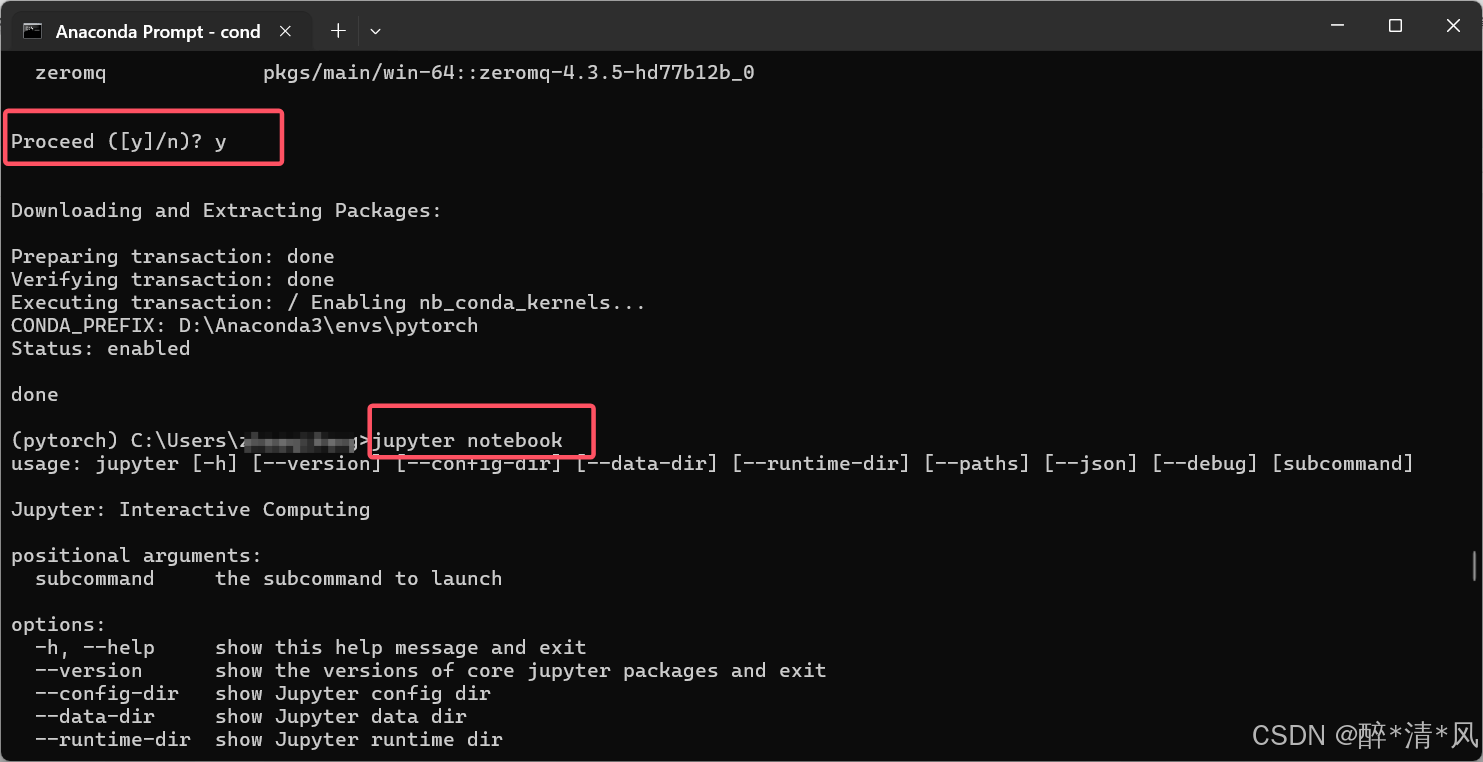 基于python3.12的在pytorch中配置jupyter配置失败的解决办法；conda install nb_conda指令的python版本不匹配的问题_python3.12对应的 ...