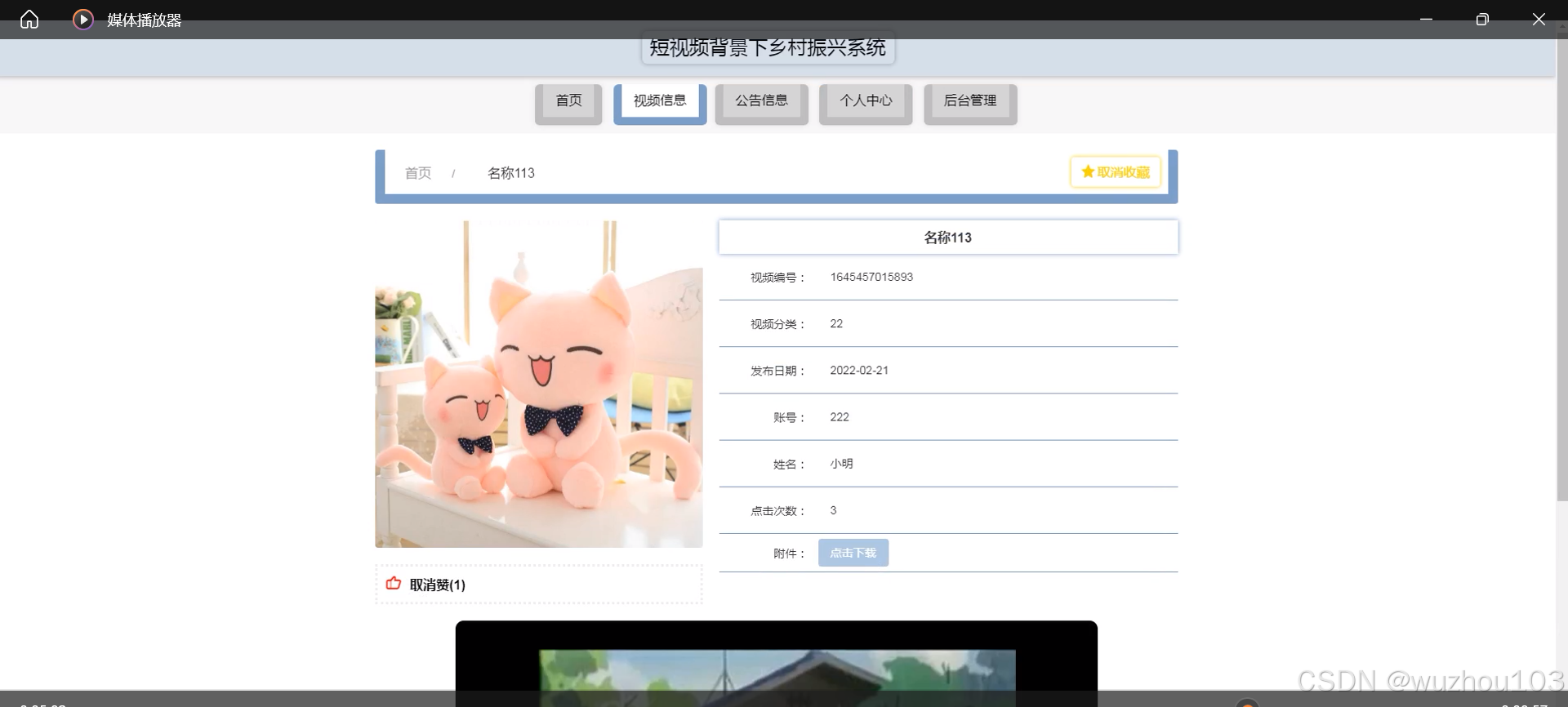 基于ssmvue短视频背景下乡村振兴系统开题报告程序论文java Csdn博客