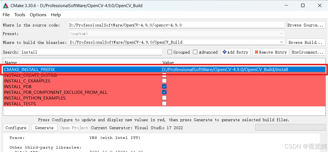 完美解决OpenCV + 扩展模块源码编译问题（Error in Configuration process ,project files maybe invalid！）-CSDN博客