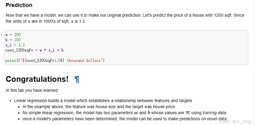 吴恩达Machine Learning课程对应Jupyter代码1‘（第一课 P1-41）Week1 持续更新_吴恩达机器学习课程代码-CSDN博客