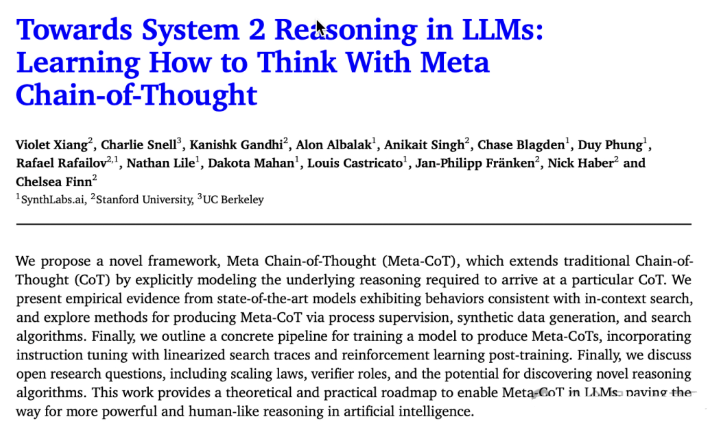 Meta-CoT：让AI学会“如何思考“，而不仅是“如何回答“ | 警惕！RLHF训练可能让AI变得更会“哄骗“人类-CSDN博客
