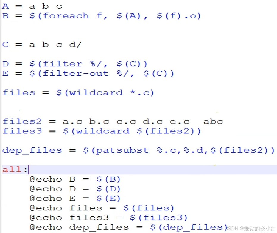 嵌入式Linux学习笔记（3）-Makefile基础_嵌入式makefile-CSDN博客