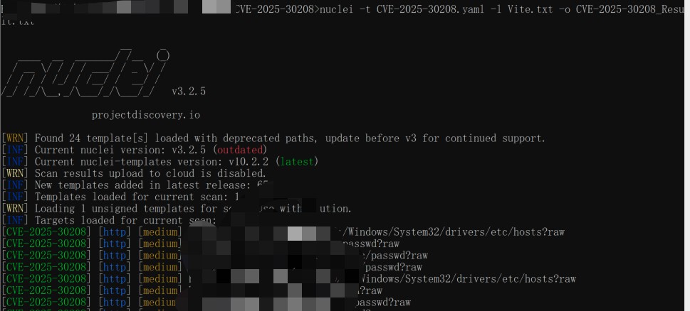 漏洞预警：关于Vite任意文件读取漏洞【CVE-2025-30208】&【CVE-2025-31125】安全预警！-CSDN博客