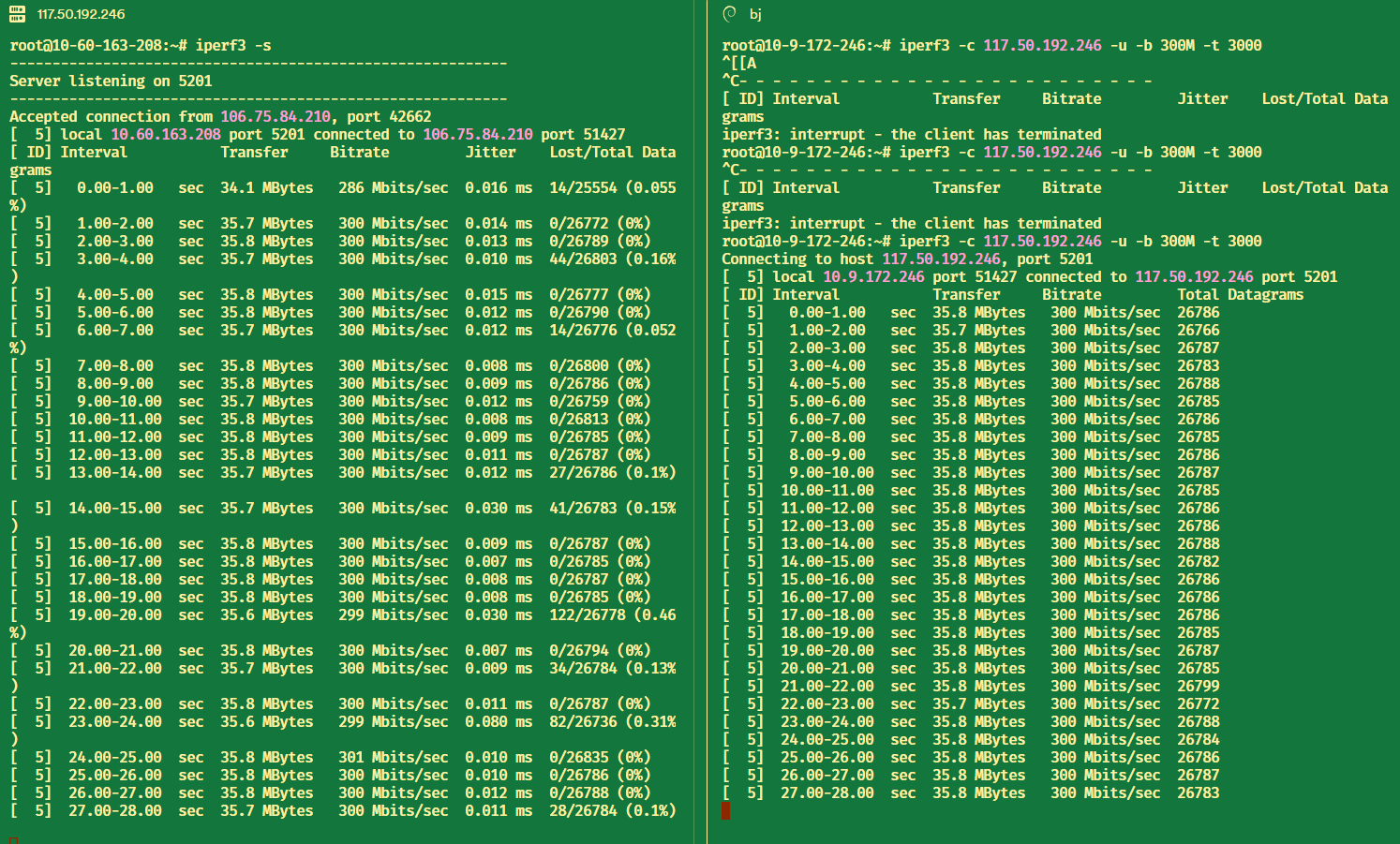 iperf3打流全流程_iperf打流命令详解-CSDN博客