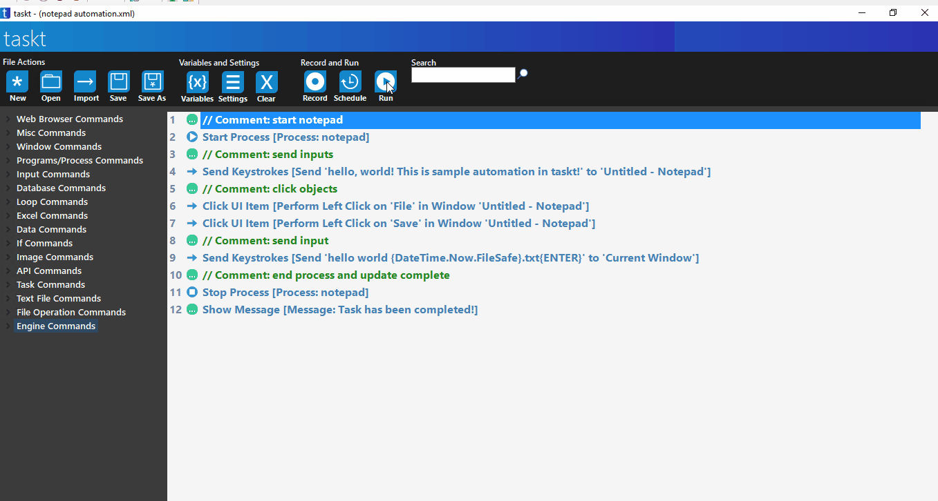 5个最佳开源RPA框架之一Taskt介绍-CSDN博客