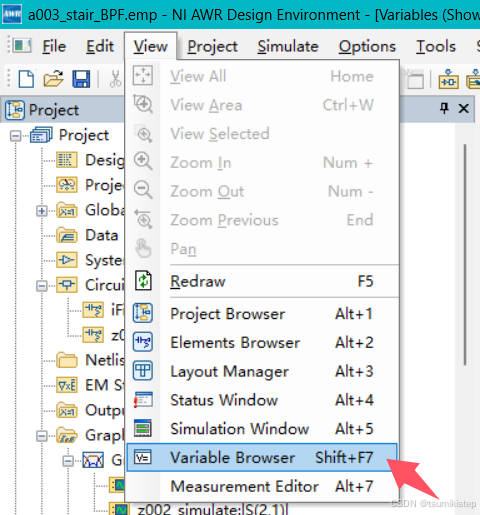 【AWR软件】AWR 微波软件添加变量，进行优化的方法_awr优化-CSDN博客
