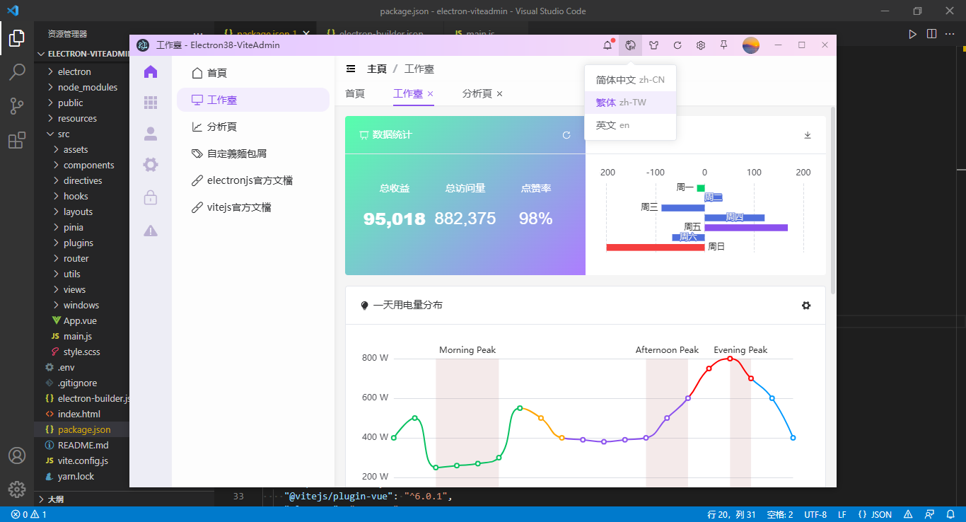最新款Electron38+Vue3+Vite7+ElementPlus客户端中后台管理系统模板_vite7+ vue3 ele-CSDN博客