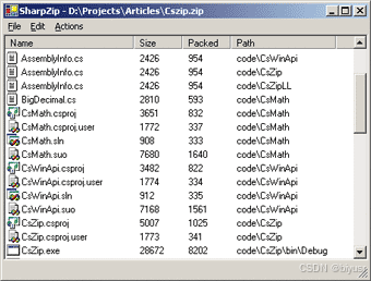 通过 C# 使用 J# 类库中的 Zip 类压缩文件和数据_c# 压缩zip-CSDN博客