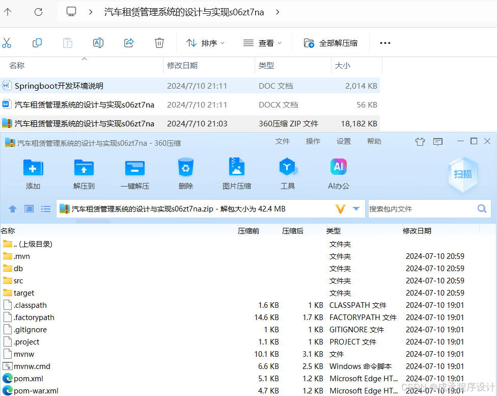 Springboot毕设汽车租赁管理系统的设计与实现程序论文部署 Csdn博客