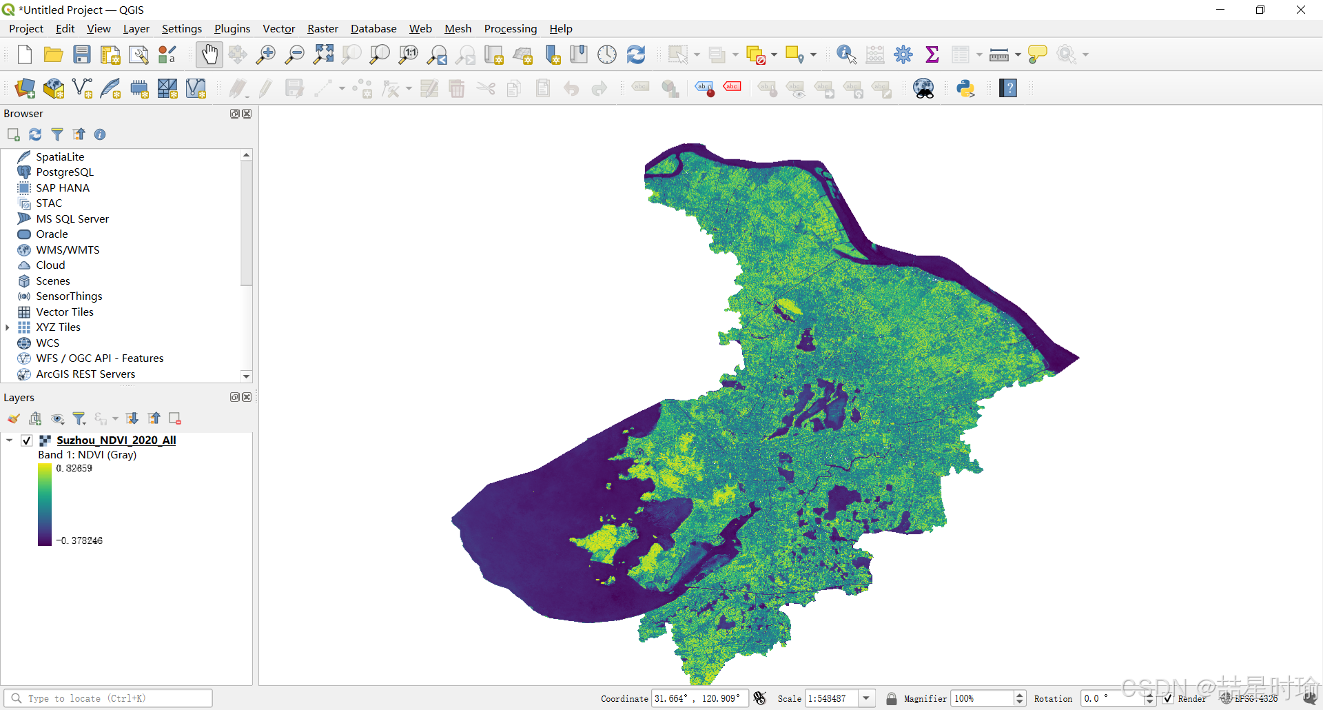GEE NDVI 提取教程（10 米分辨率）——免费提供完整代码_ndvi gee-CSDN博客