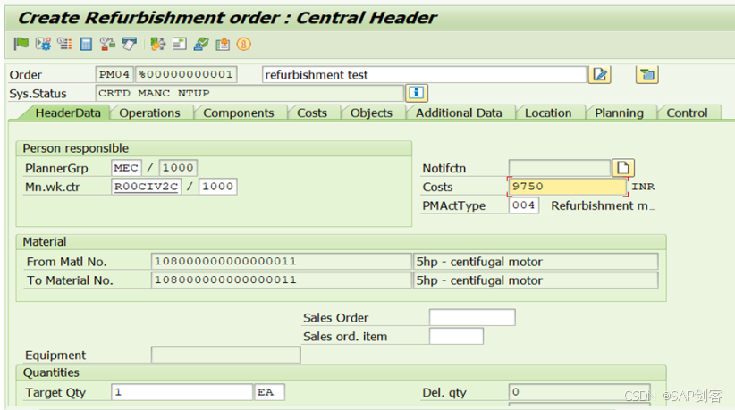 【转载】PM翻修订单处理流程简介_order type breakdown and corrective order-CSDN博客