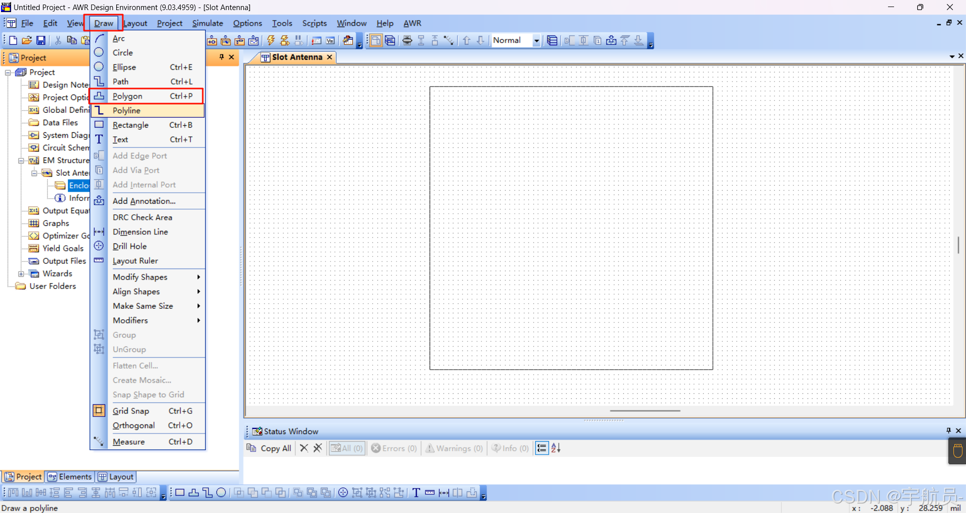 HDU电磁场与微波实验五——微带缝隙天线的设计_微带缝隙天线设计-CSDN博客