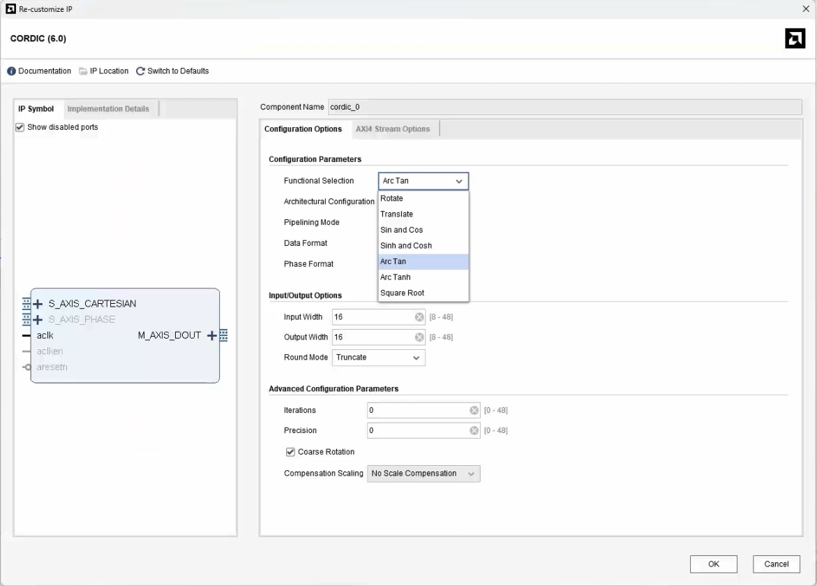 Cordic IP核verilog例化以及在项目中使用(sin_and_cos与arctan)_cordic ip核用法-CSDN博客