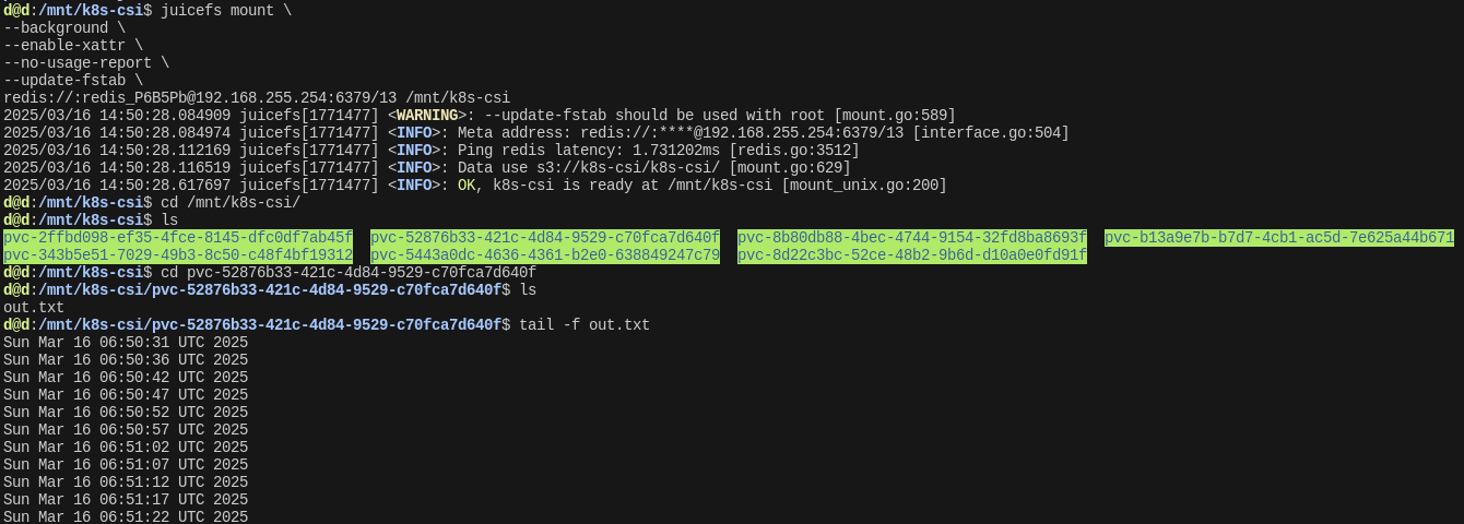 安装JuiceFS为K8s提供CSI存储_juicefs csi-CSDN博客