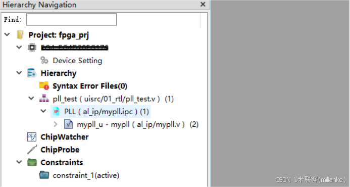 [米联派-安路飞龙DR1-FPSOC] FPGA基础篇连载-02使用安路TD开发工具创建FPGA工程_dr1m90geg484-CSDN博客