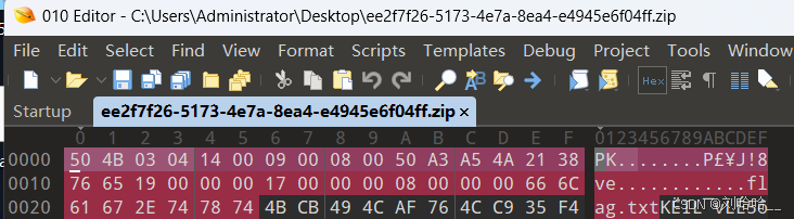 BUUCTF(Misc)——zip伪加密_buuctf zip伪加密-CSDN博客