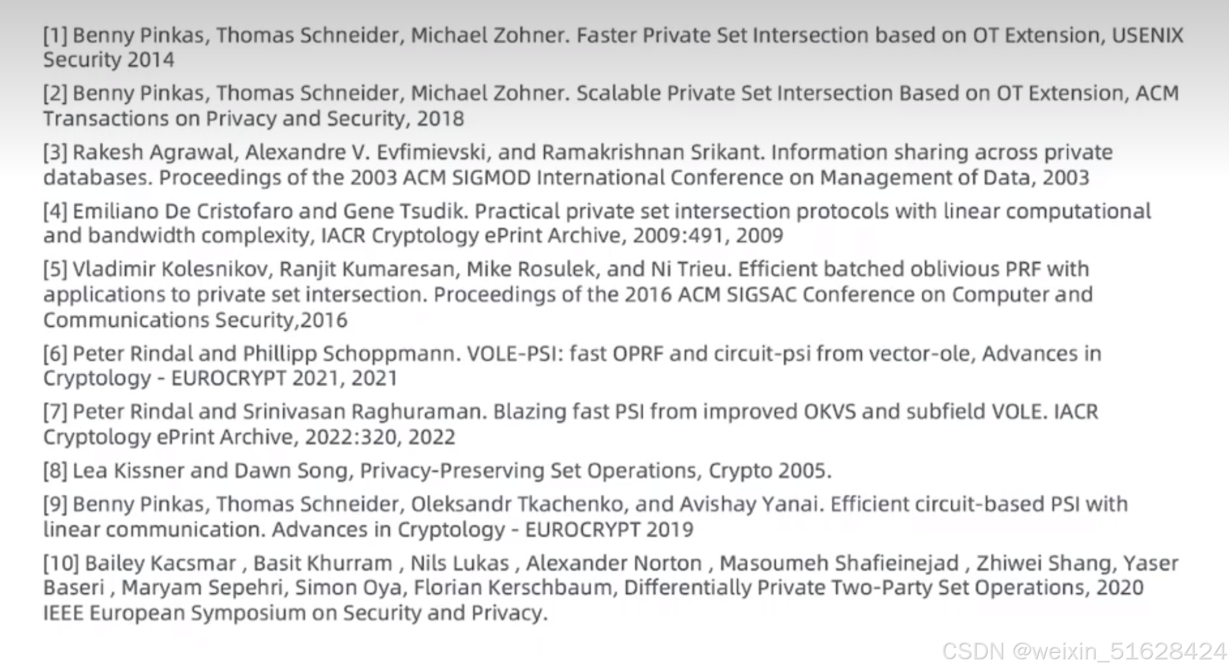 隐私求交PSI理论基础_psi密码学-CSDN博客