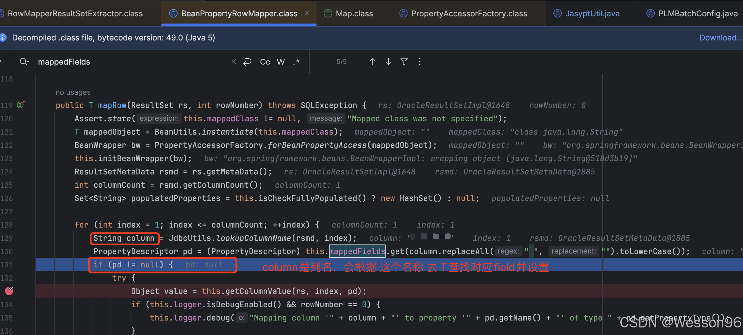 jdbcTemplate.query查询结果List＜T＞中T不支持String.class_jdbctemplate.query list -CSDN博客