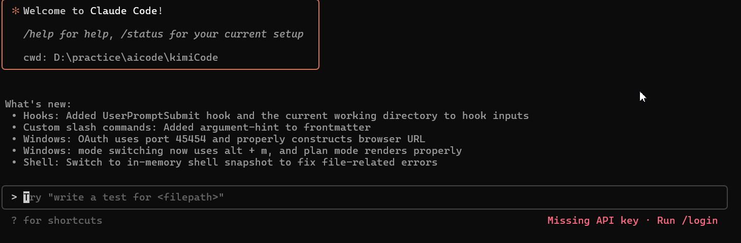 Missing API key * run /login, Claude code 报错_claude code missing api key-CSDN博客