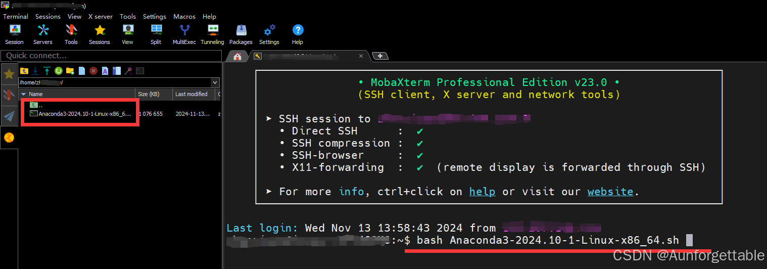 实验室服务器常用指令(Anaconda、Linux、Ubuntu)——HPU视觉与创新方法研究室_linux ubuntu anaconda-CSDN博客
