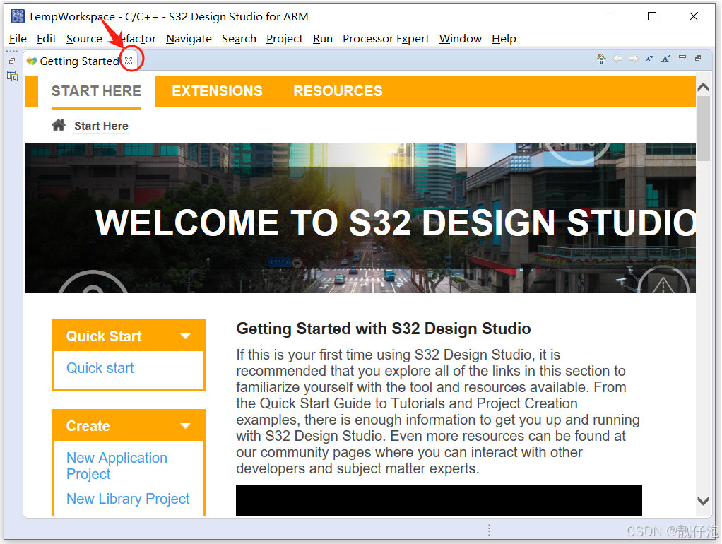 NXP S32K1xx系列软件开发教程：S32 DS IDE for Arm编译/仿真 开发软件新建S32K146示例工程_s32 ...