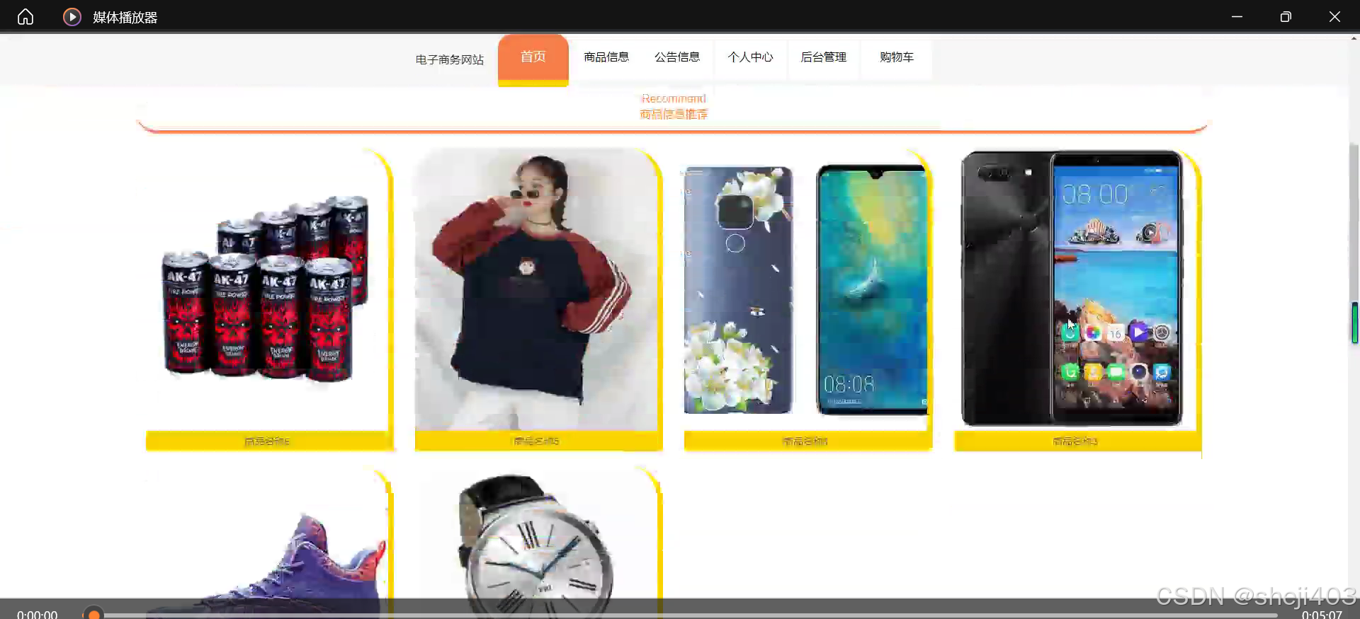 基于ssm+vue电子商务网站(开题报告+程序+论文+java)-CSDN博客