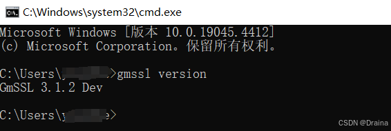windows环境安装gmssl命令行工具_gmssl windows-CSDN博客