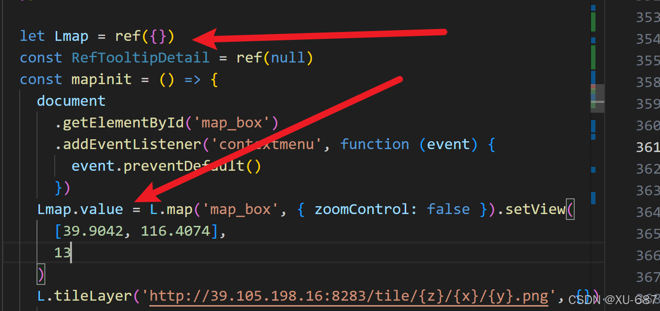 vue3使用leaflet报错TypeError: Cannot read properties of null (reading ‘_latLngToNewLayerPoint ...