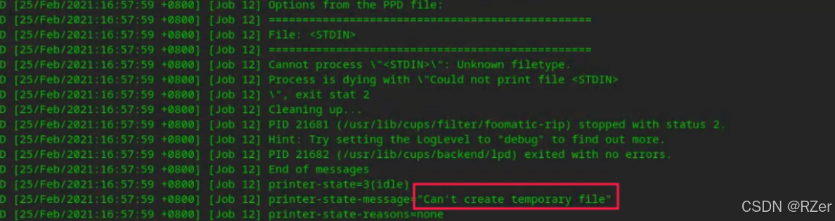 打印已停止，原因：Job stoped ···_job stopped due to filter errors-CSDN博客