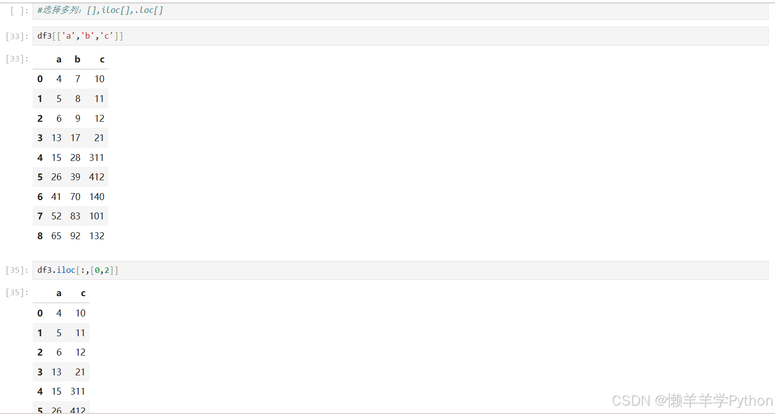 Python打卡Day2——新建数据及查看数据_ipynd代码怎么看数据-CSDN博客