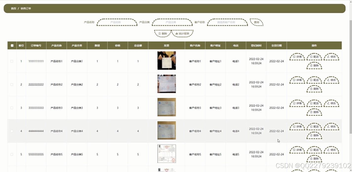 150java Jsp Ssm Springboot企业公司贸易行业crm系统客户信息产品信息销售订单配送订单售后回访管理（源码文档运行视频讲解视频） Csdn博客