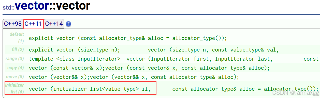 C++11统一列表初始化_c++数组全部初始化为1-CSDN博客