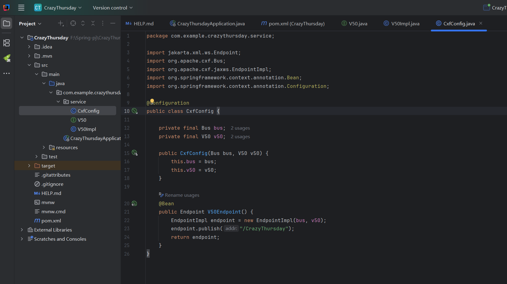 IDEA 发布 SOAP 和 动态调用 2025最新版（利用Apache CXF）_idea导入cxf-CSDN博客