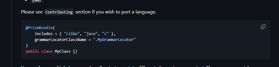 Android MarkDown显示(Markwon库) 代码高亮(Syntax Highlight)用法记录_android markwon-CSDN博客