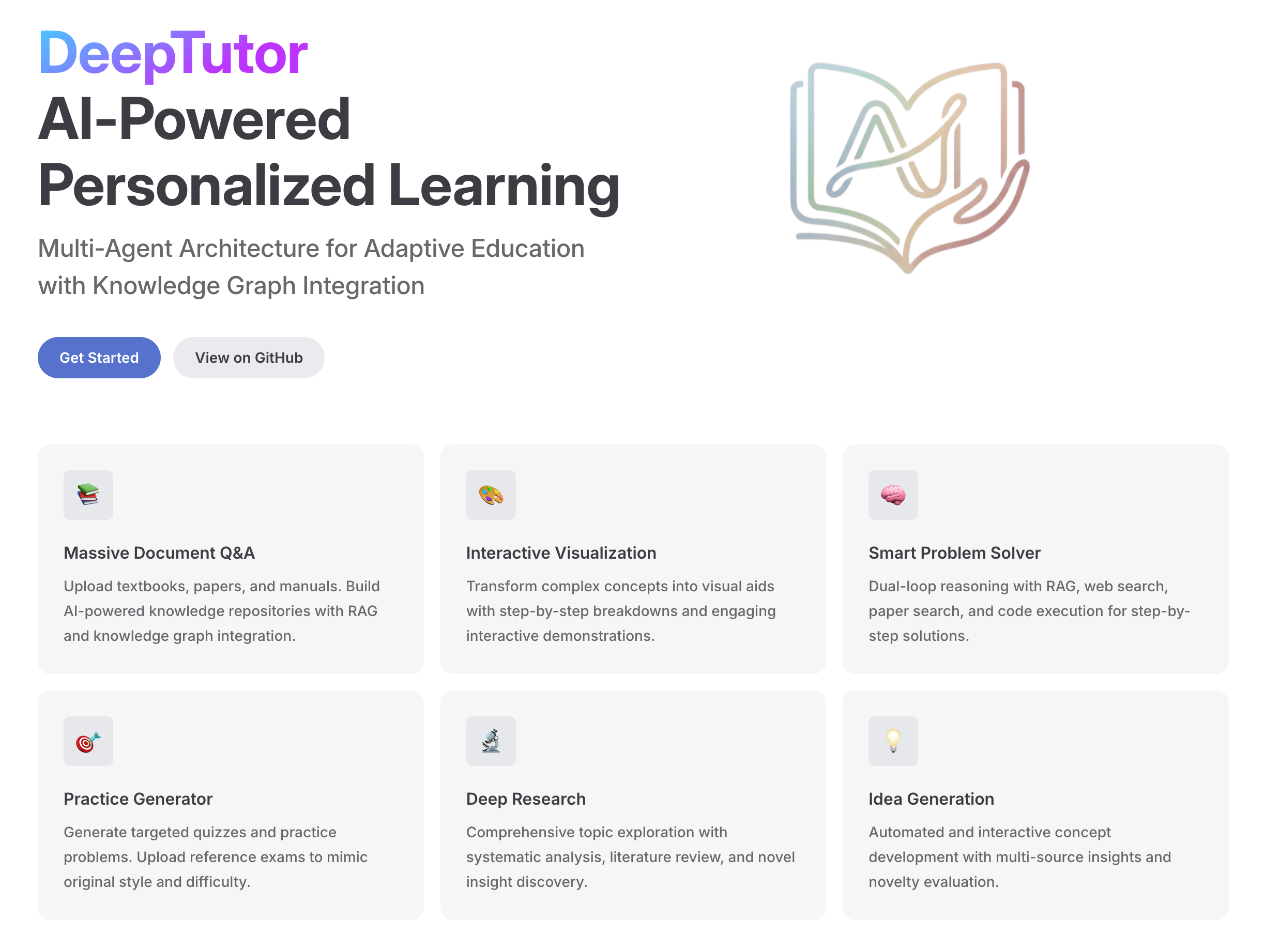 DeepTutor 个性化学习助手 : AI-Powered Personalized Learning Assistant-CSDN博客