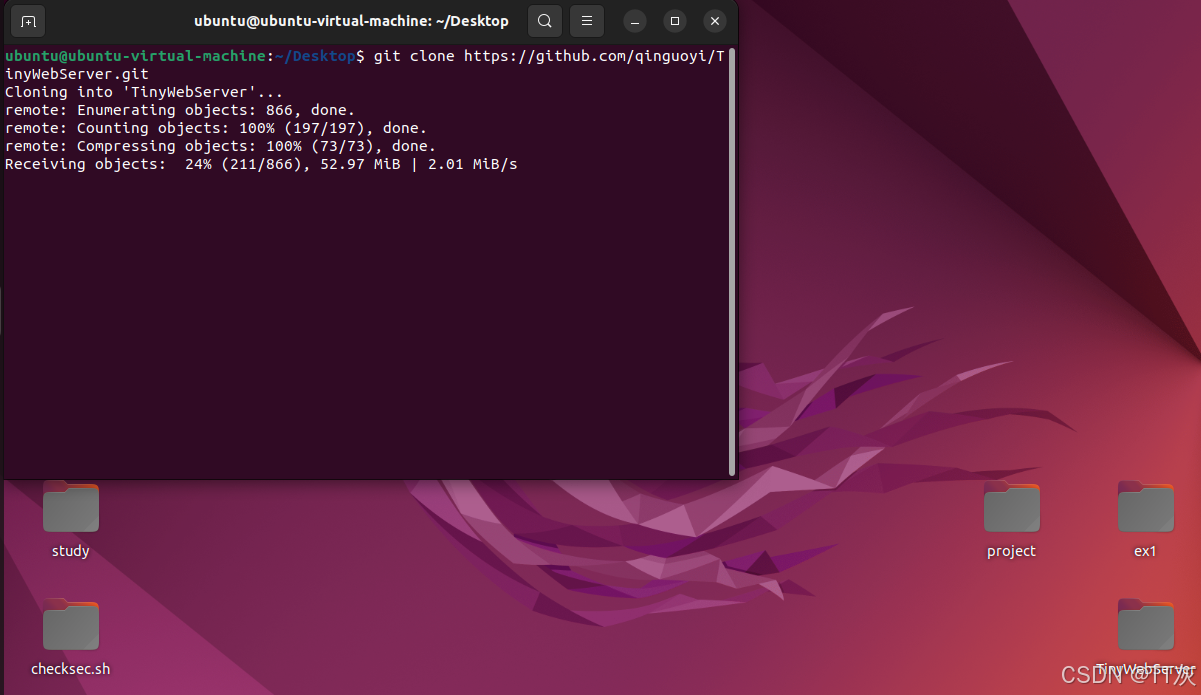 在Linux环境下运行TinyWebServer_运行一个tiny服务器-CSDN博客