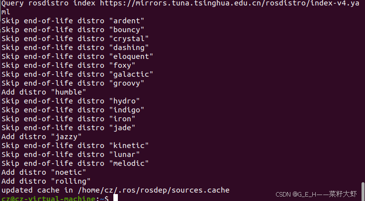 机器人操作系统ROS的安装（ROS开发）——Ubuntu虚拟机_ubuntu安装ros-CSDN博客
