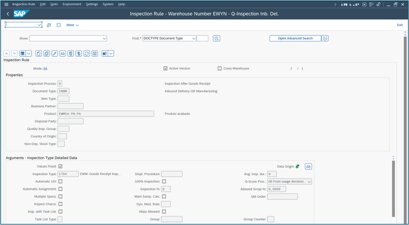 EWM & QM integration - Quality inspection after GR from production-CSDN博客