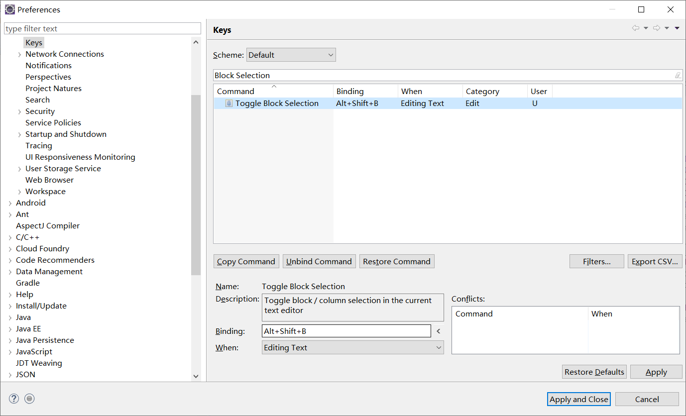 eclipse ALT+SHIFT+A-CSDN博客