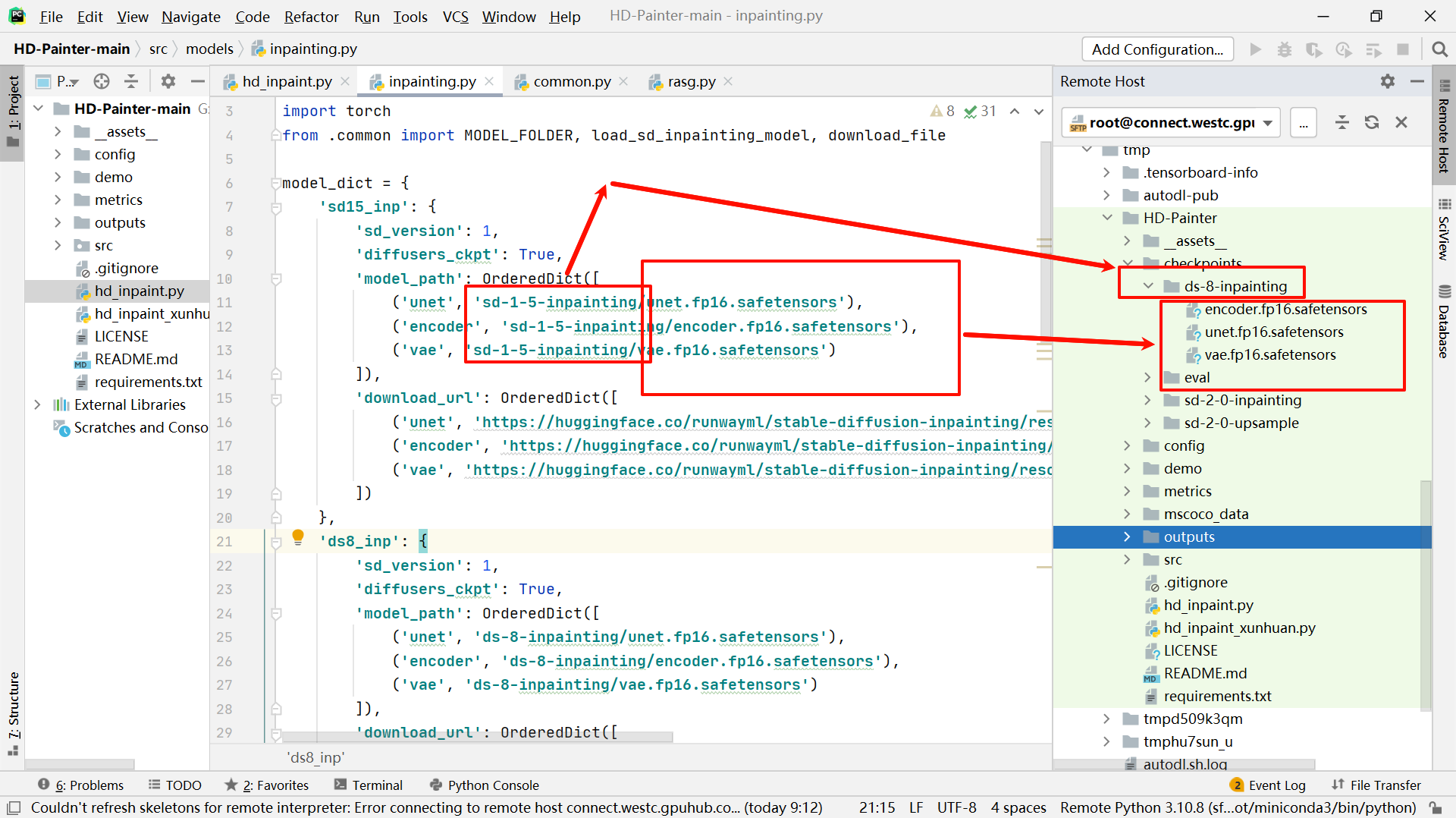 “HTTPSConnectionPool(host=‘huggingface.co‘, port=443 huggingface跑代码连不上怎么办？_加入hosts huggingface ...