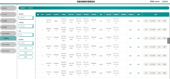 计算机毕业设计springboot校园访客预约管理系统 基于springboot的校园访客通行预约平台 校园来访人员在线登记与审批系统基于springboot的校园访客预约系统 Csdn博客
