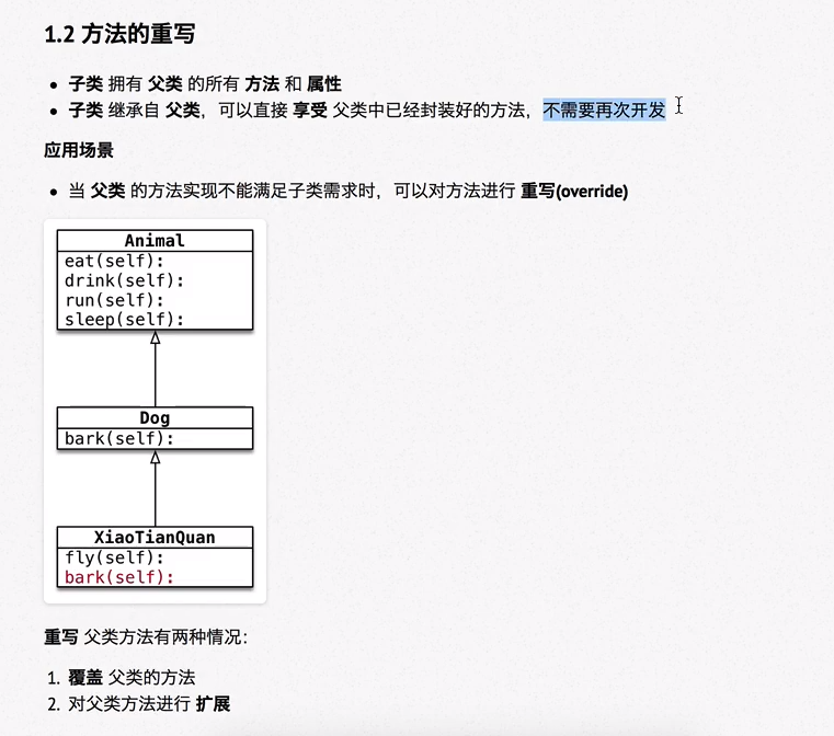 Python面向对象:方法重写1 覆盖父类的方法python 子类和父类方法、属性重名 覆盖 Csdn博客