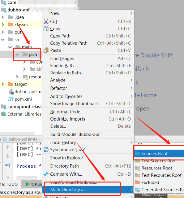 不能识别java文件idea变成橙色J图标/打开java项目后新建的模块中，java文件夹未变成蓝色/resources文件夹未变成三条杠_idea java文件夹不是蓝色-CSDN博客