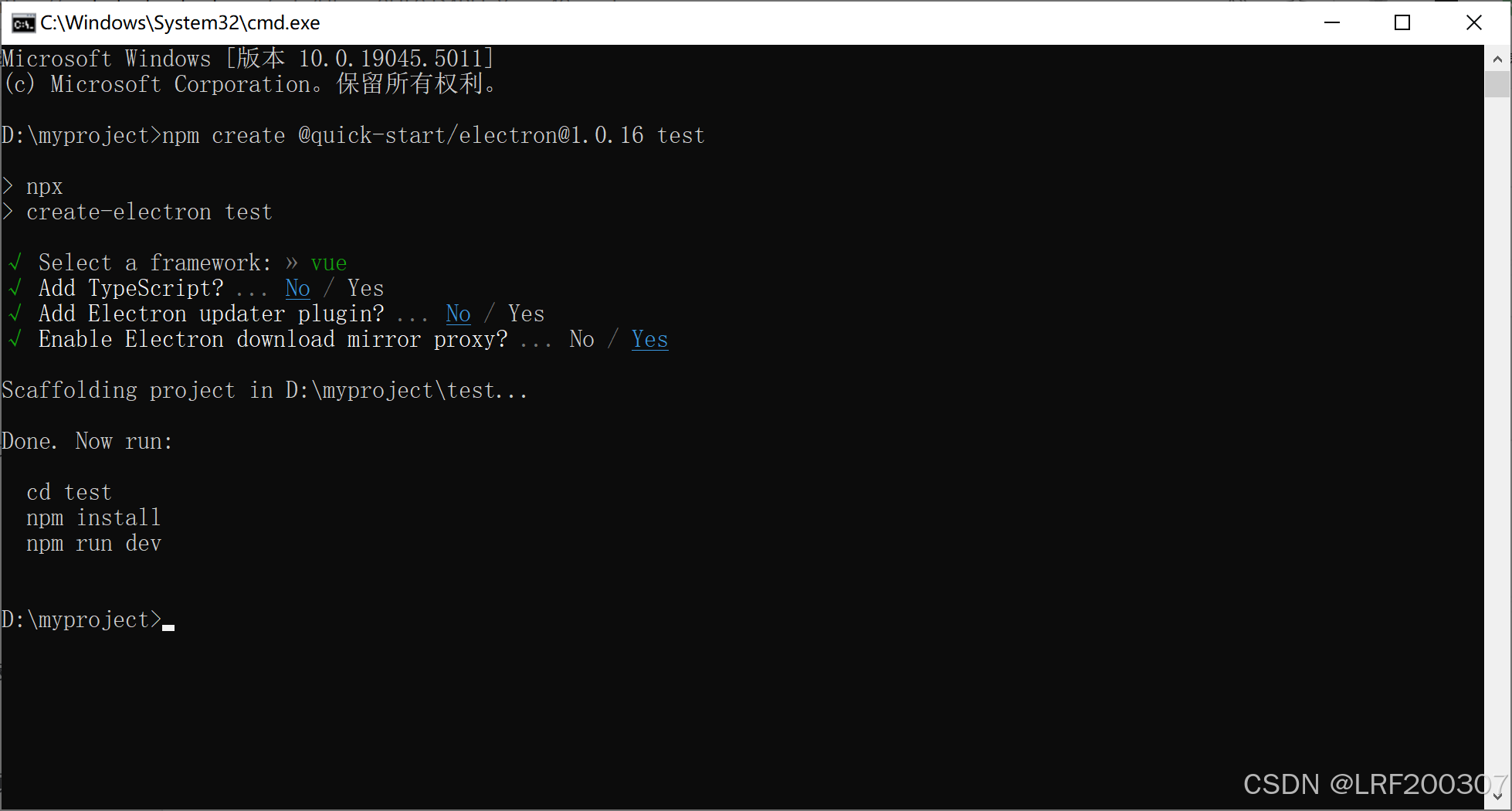 快速创建 electron + vue 项目（也可创建 react 项目）_electron+vue快速创建项目-CSDN博客