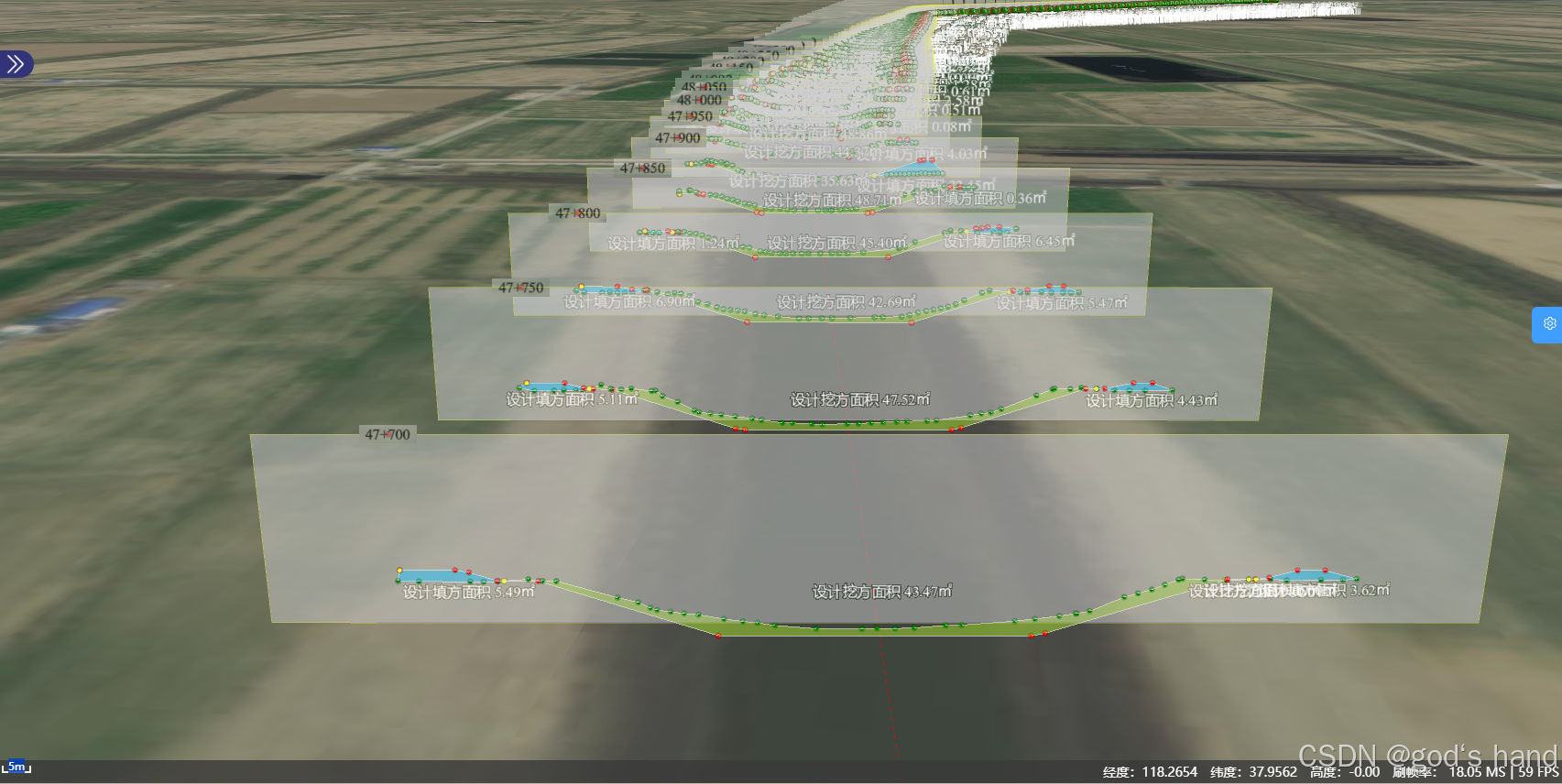 cesium计算河道填挖方体积(基于点云数据与BIM模型)_cesium 点云-CSDN博客